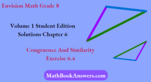 Envision Math Grade 8 Volume 1 Student Edition Solutions Chapter 6 ...