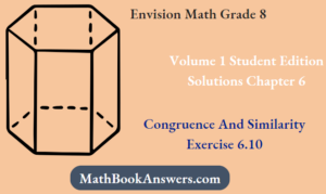 Envision Math Grade 8 Volume 1 Student Edition Solutions Chapter 6 ...