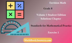 Envision Math Grade 8 Volume 1 Student Edition Solutions chapter ...