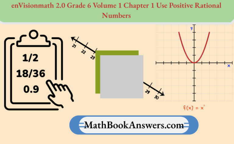 enVisionmath 2.0: Grade 6, Volume 1 - Math Book Answers