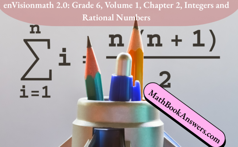 enVisionmath 2.0: Grade 6, Volume 1 - Math Book Answers