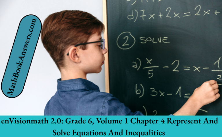 enVisionmath 2.0: Grade 6, Volume 1 - Math Book Answers